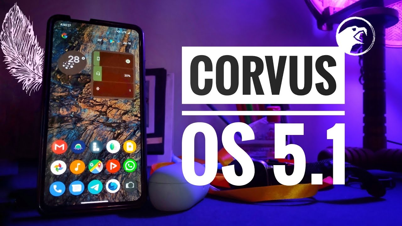 Corvus OS 5.1T Custom ROM Android 13 Update for Redmi K20 Pro / Mi 9T ...