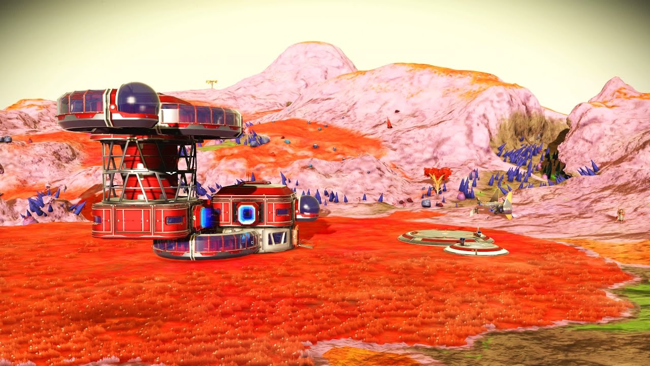 No Man's Sky - Galactic Hub - lookin 4 bases at the Capital - YouTube