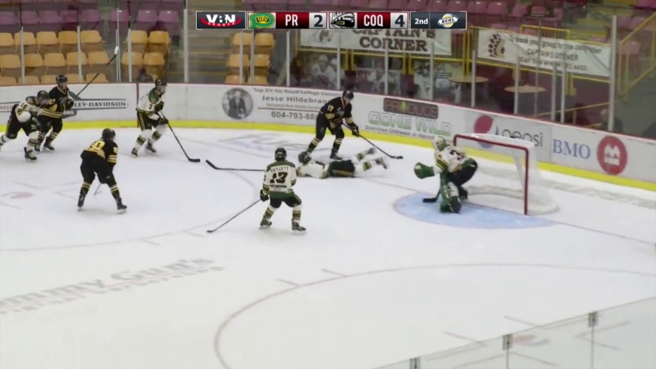 Connor Gregga 1st BCHL goal September 20, 2018 vs Powell River - YouTube