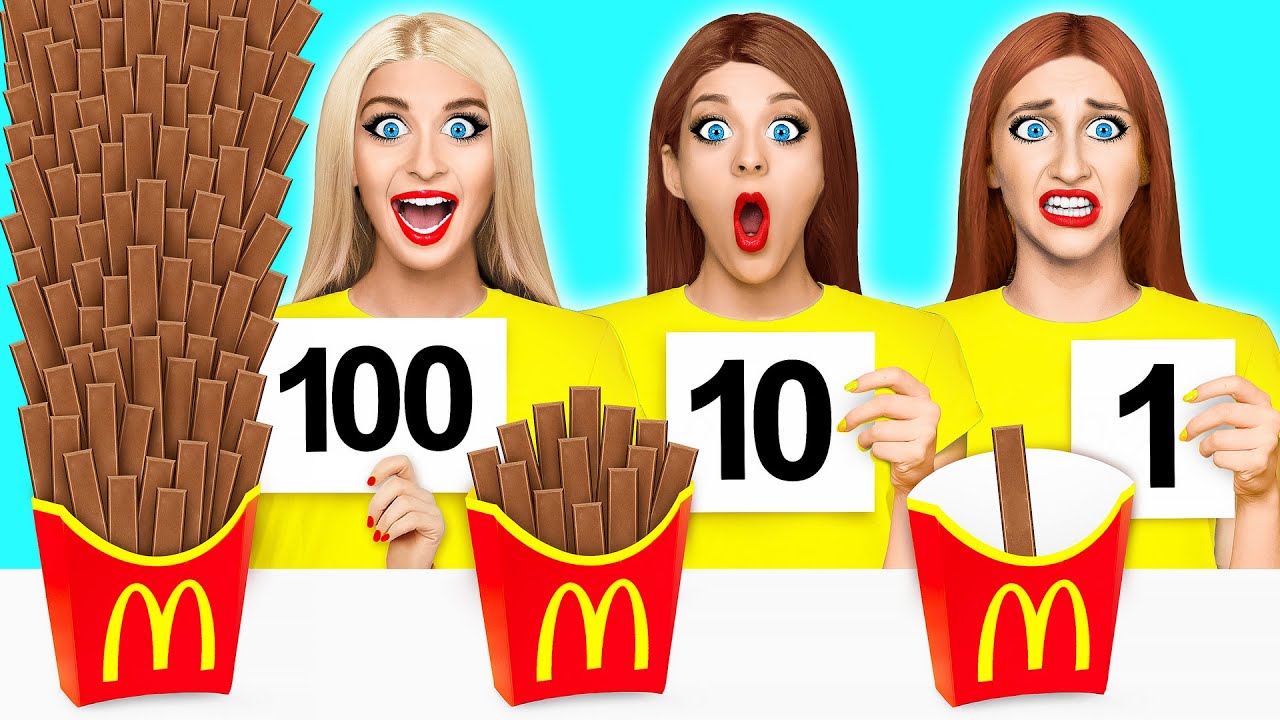 100食品层 挑战 Multi DO Challenge - YouTube