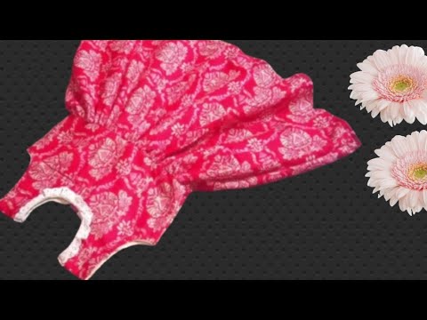 Simple frock cutting and stitching | FROCK DIY | Baby frock - YouTube