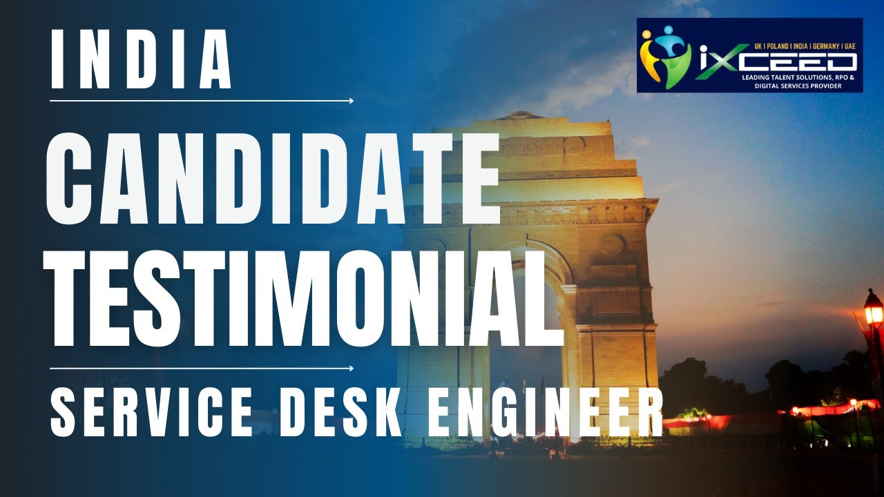 Candidate Testimonial | Service Desk Engineer | India - YouTube