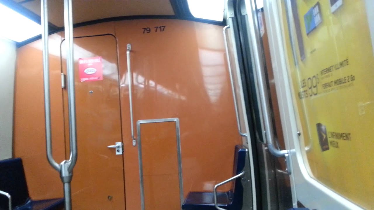 STM Montreal Metro ride on the blue line - YouTube