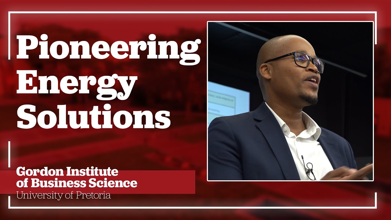 Dr Thabo Hlalele at "Pioneering Energy Solutions to Unlock a Realm of ...
