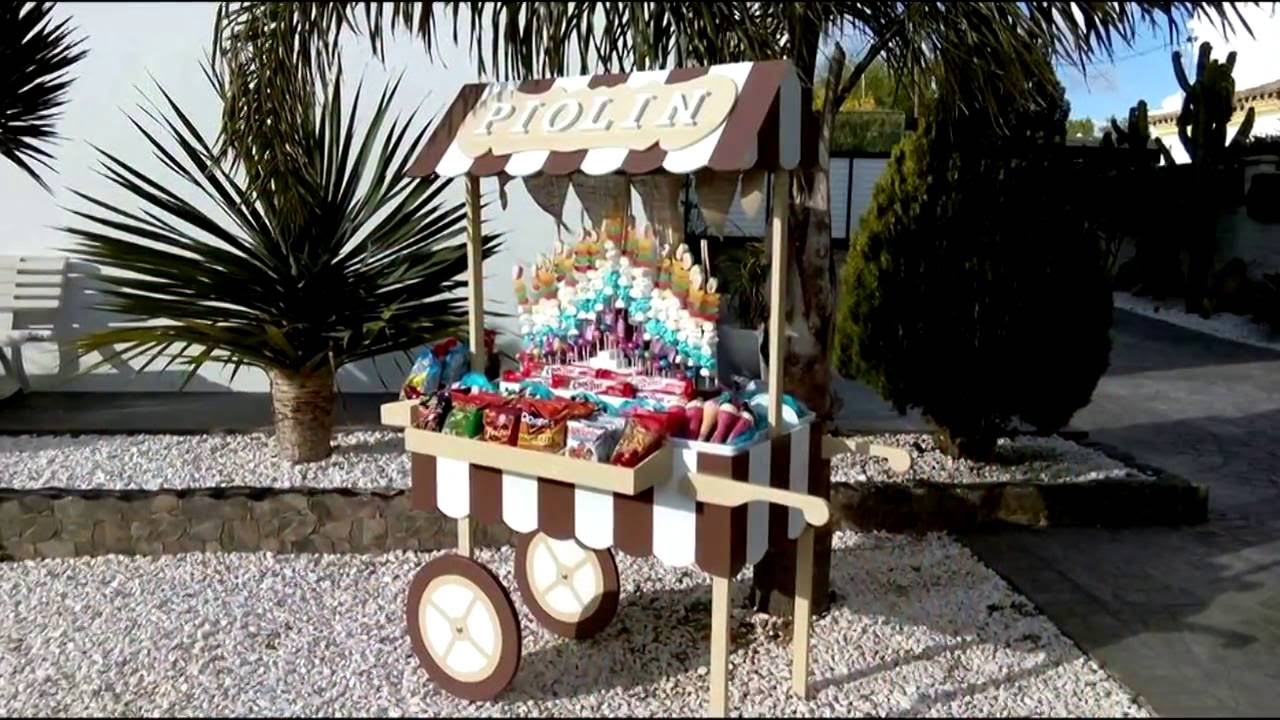 Carrito de chuches Piolin Golosinas - YouTube