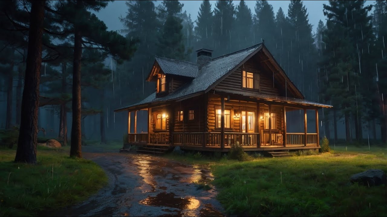 Loud Rain Sounds And Thunder At Night For Fast And Quality Sleep l Rain ...