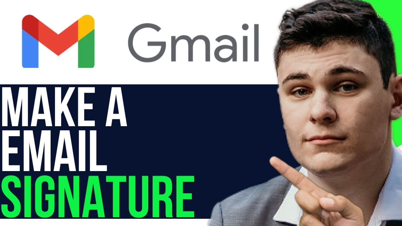 MAKE A PROFESSIONAL EMAIL SIGNATURE 2024 (FULL GUIDE) - YouTube