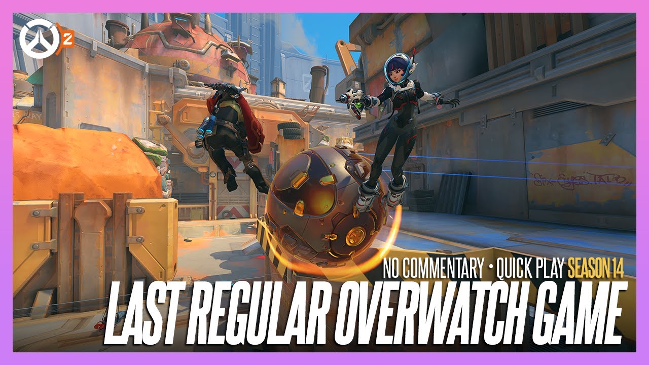 Last Regular Overwatch Game • 🛡️Wrecking Ball on New Junk City ...