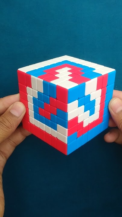 Spiral Pattern on 7x7 Rubik's Cube #shorts - YouTube
