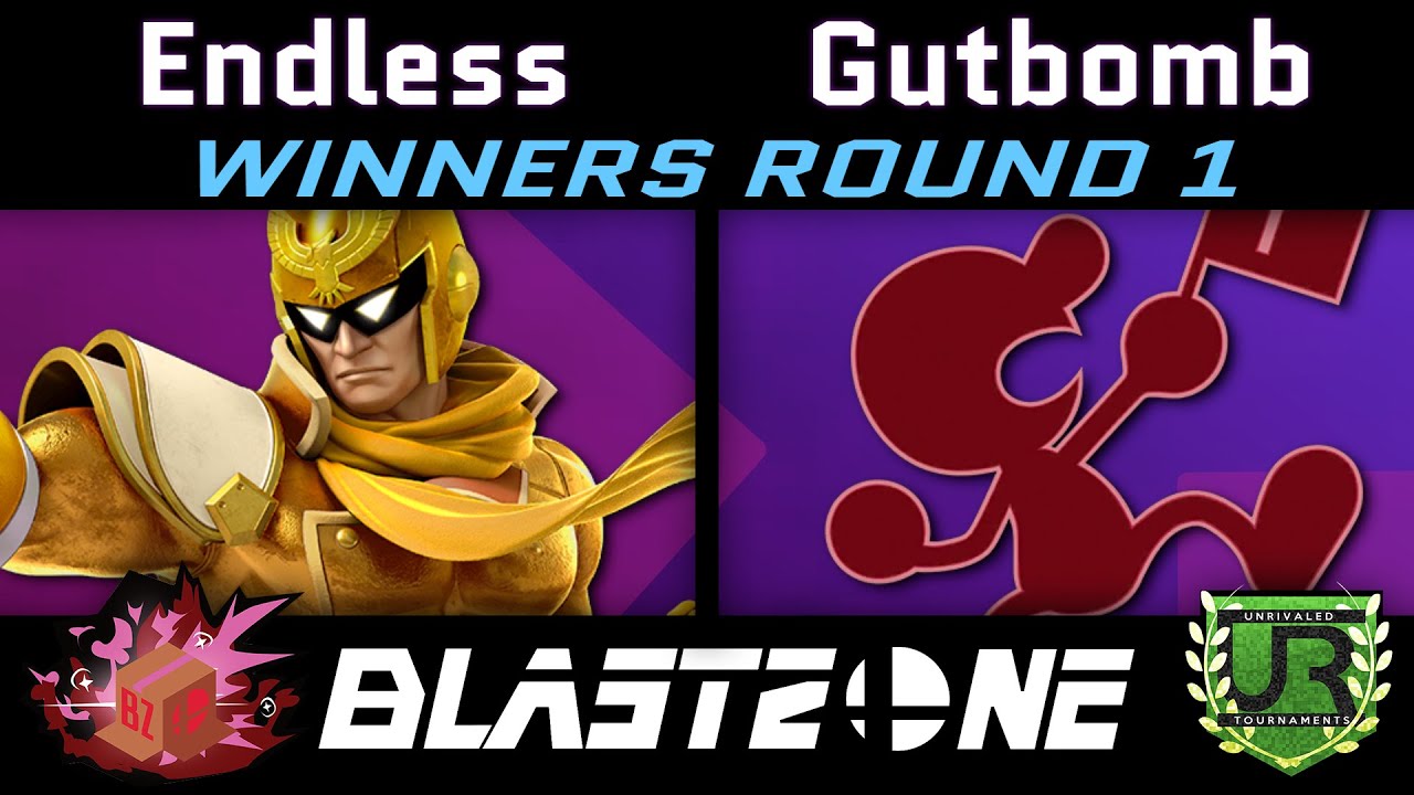 Endless (Falcon) vs Gutbomb (Game & Watch) Blast Zone 110 WINNERS ROUND 1 - YouTube
