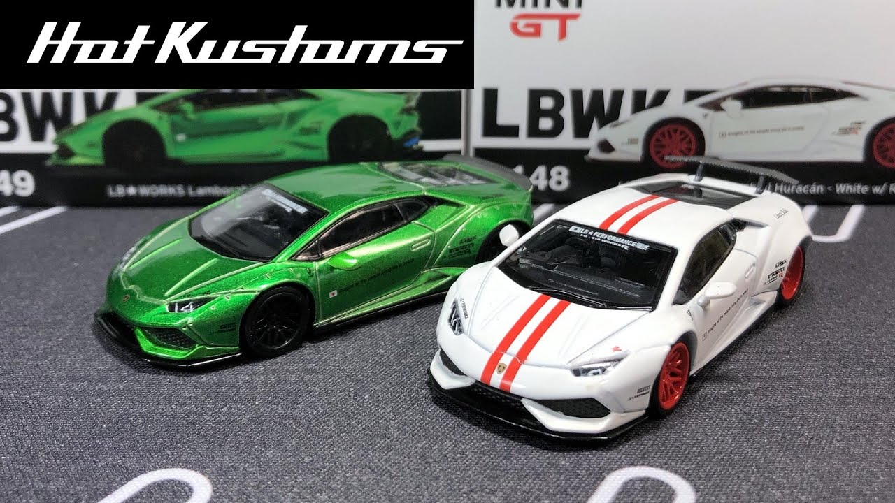 MINI GT LBWK Lamborghini Huracan Version 1 And 2 Unboxing - YouTube