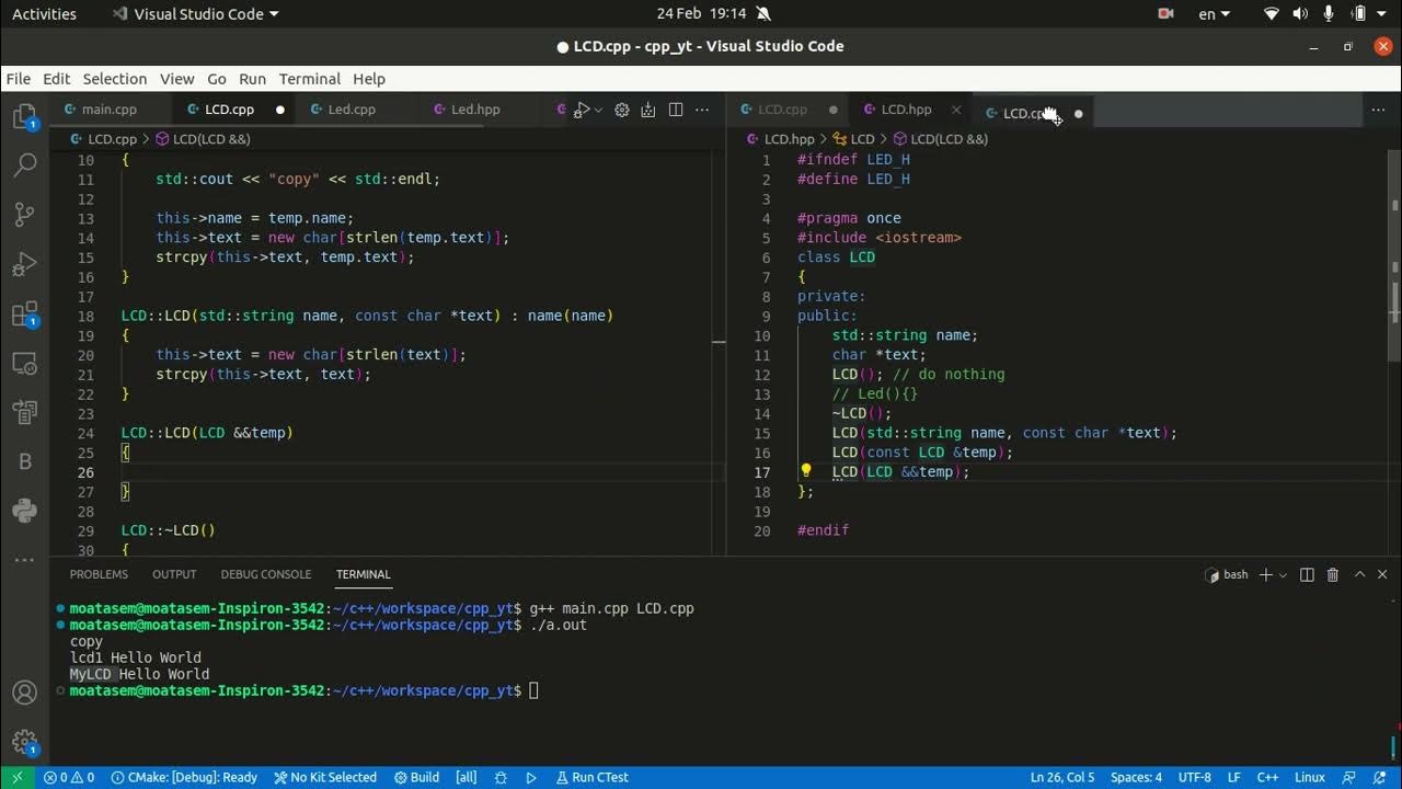 ModernC++ move constructor #18 - YouTube
