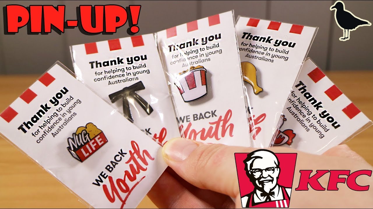 KFC Youth Foundation Collectible Charity Pins Review | Birdew Reviews ...