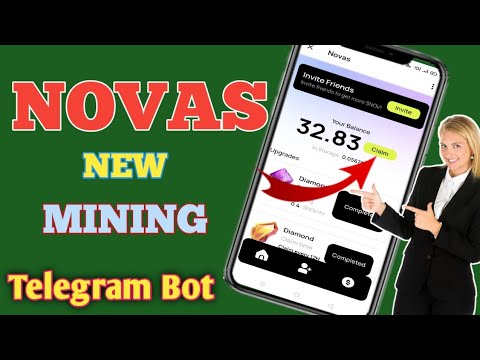 Novas Telegram Mining bot | Telegram Mining project 2024 launch ...