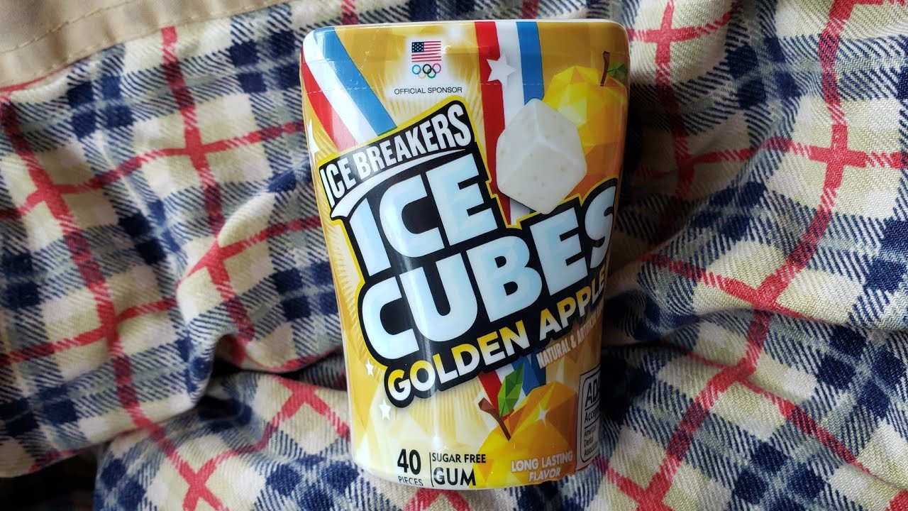 Ice Breakers Golden Apple Ice Cubes review! - YouTube