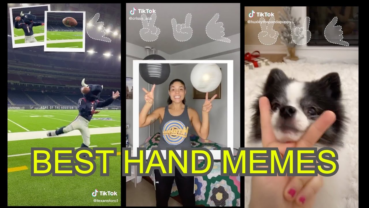 MOST CREATIVE HAND GESTURES ON TIKTOK FAMOUS PEOPLE COMPILATION (FT ...