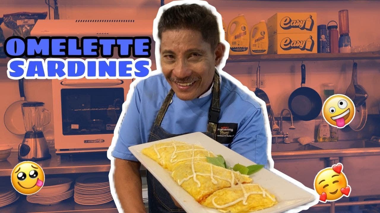 OMELETTE SARDINES RECIPE | CHEF BOY LOGRO - YouTube