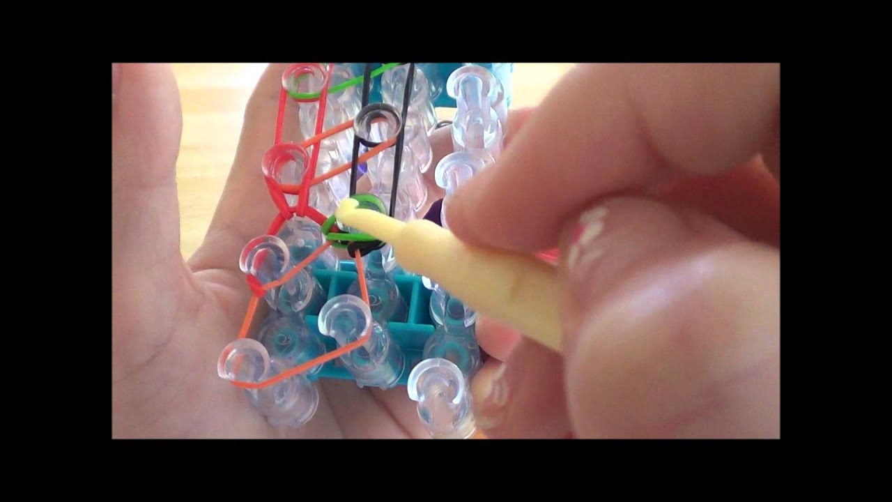 Rainbow Loom Rhombus Bracelet! Easy - YouTube