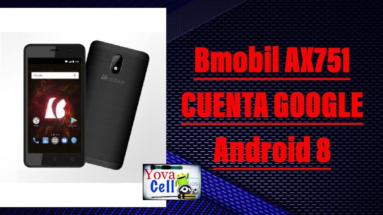 Quitar cuenta de google a bmobil ax751 - YouTube