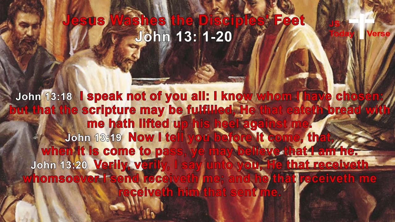 Jesus Washes the Disciples' Feet, John 13: 1-38 - YouTube