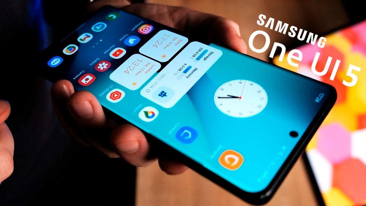 One UI 5 - Stack Widgets. How To Use? - YouTube