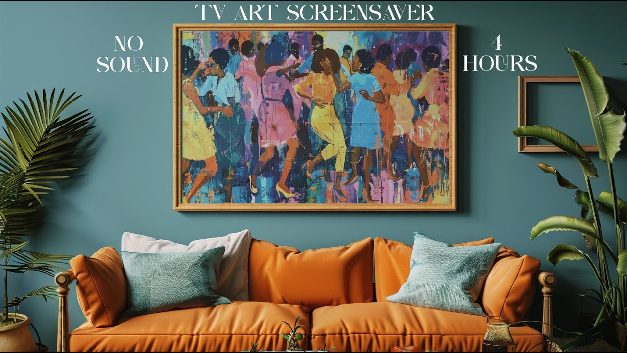 Black Art Screensaver | TV Wall Art | Frame TV Art |TV Background Art ...