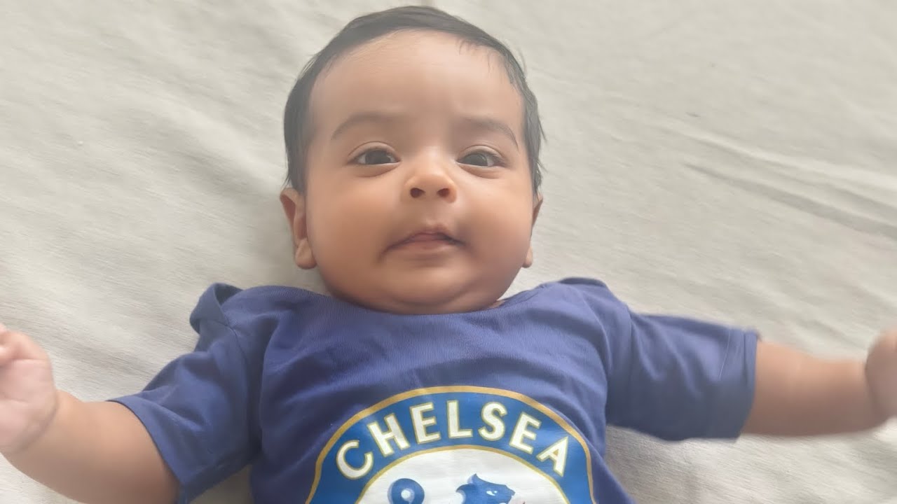 Introducing a new Chelsea fan to our family - Baby Ezekiel - YouTube
