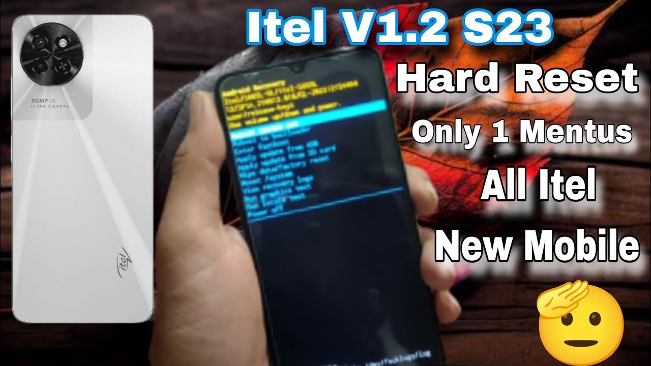 Itel S23 Hard Reset ltel S23 S665Pattren Unlock | 2024 - YouTube
