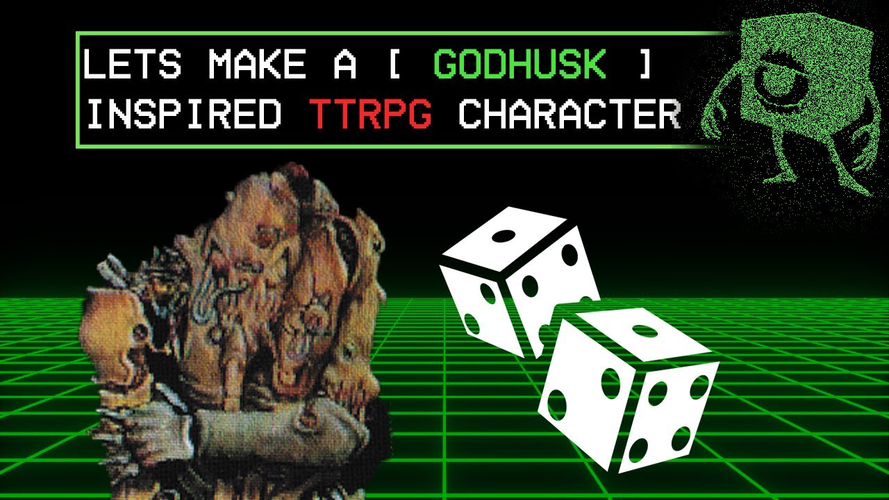 Let's Make a GODHUSK Inspired Tabletop Character - YouTube