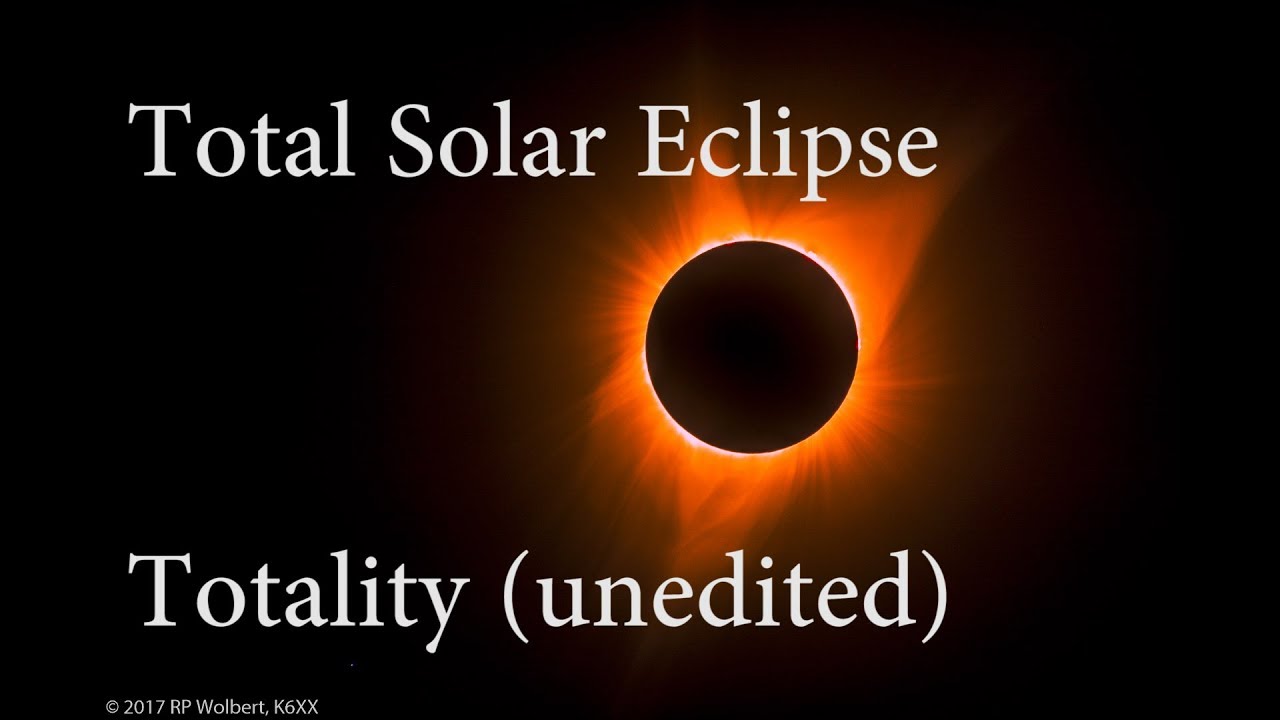 Eclipse Totality HD unedited - YouTube