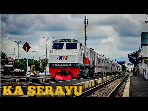 Kereta Api Serayu Berangkat dari Stasiun Tasikmalaya menuju Jakarta ...