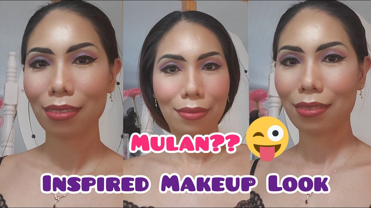 My Mulan inspired makeup look - YouTube