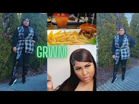 Get Ready With Me |Tried Heart Sweep Hairstyle |Took The Kids Out🖤 ...