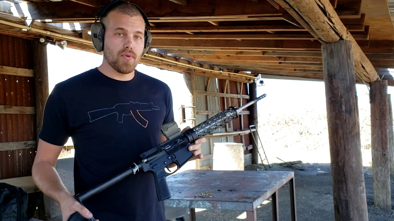 3.2lb lightest ar15 in the world demo - YouTube