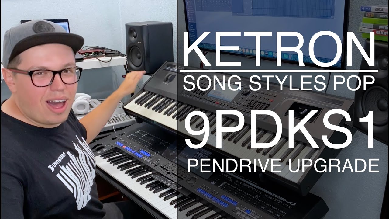 [ENG] KETRON Song styles POP pendrive upgrade demo [9PDKS1] - YouTube
