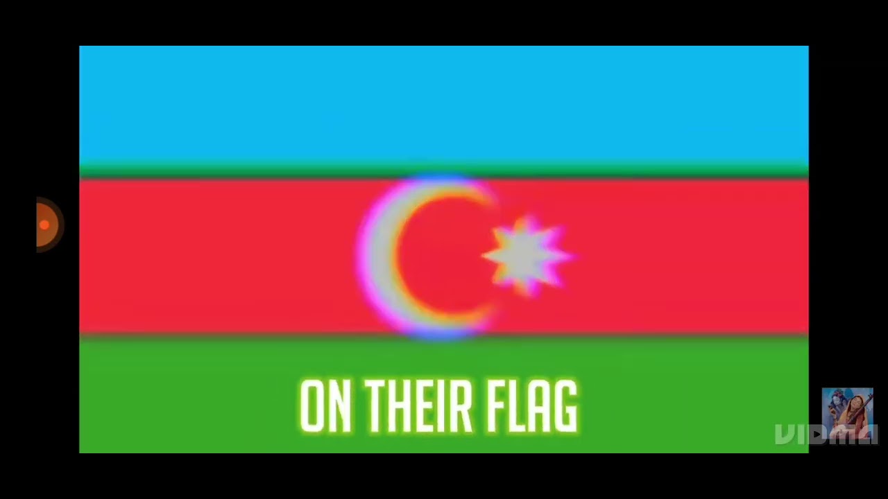 some countries have moon on flag while some countries have flag on moon ...