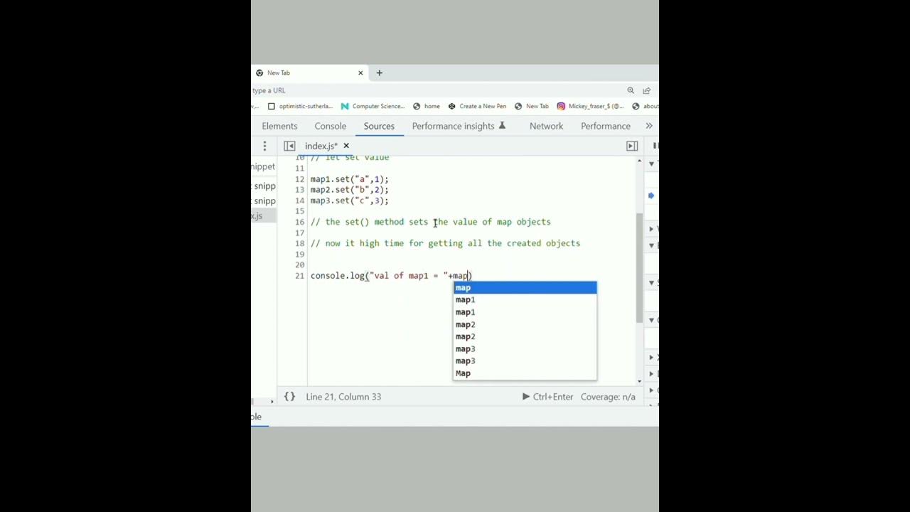 Javascript Getter and Setter method Examples. - YouTube