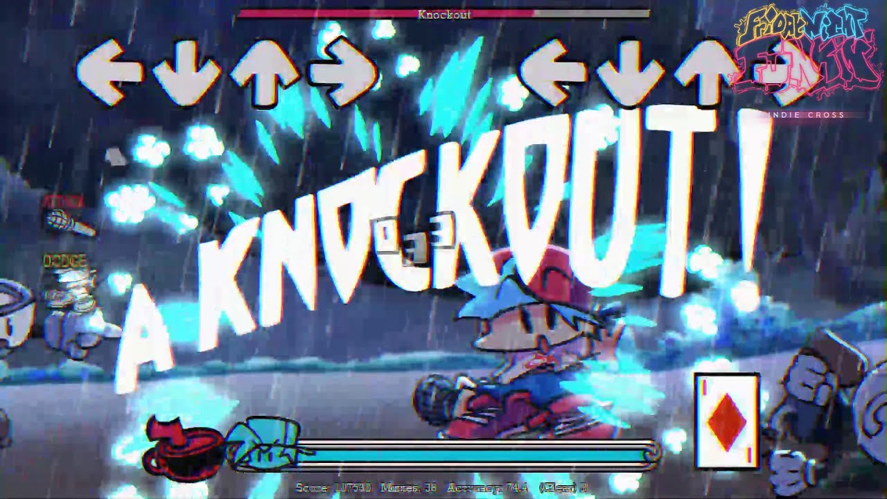KNOCKOUT! - Friday Night Funkin' Indie Cross Cuphead Week - YouTube