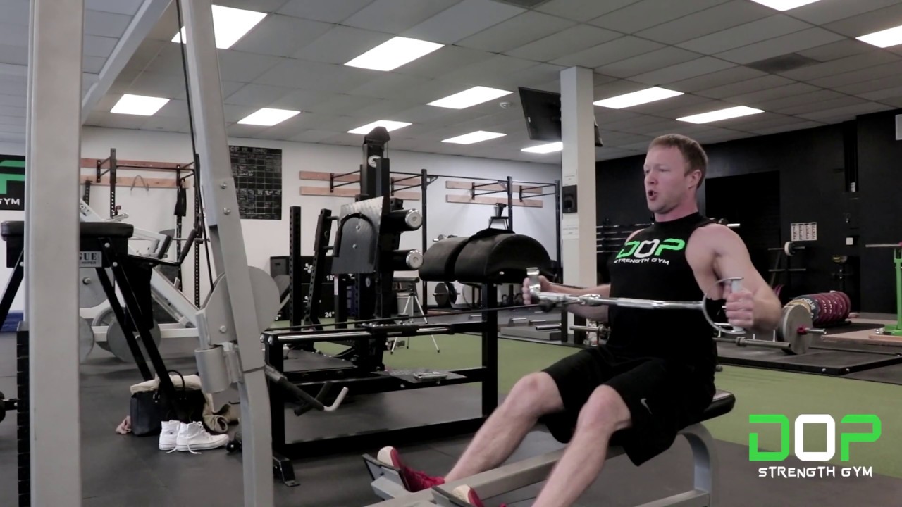 HOW TO: WIDE GRIP LOW ROW IN 1 MIN - YouTube