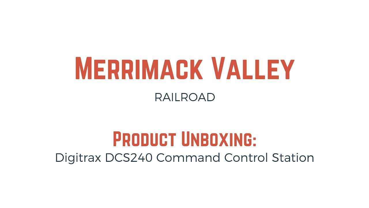 Unboxing: Digitrax DCS240 Command Control - YouTube