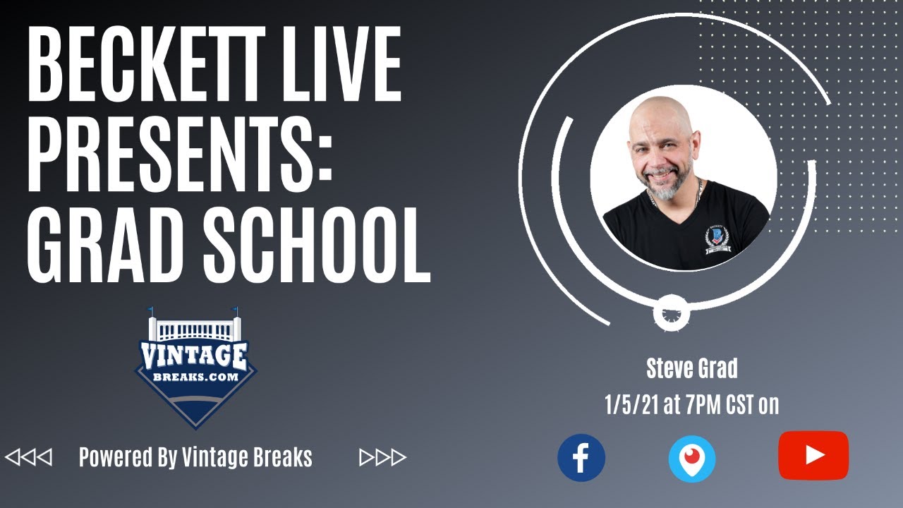 Beckett Live Presents: Grad School with Steve Grad - YouTube