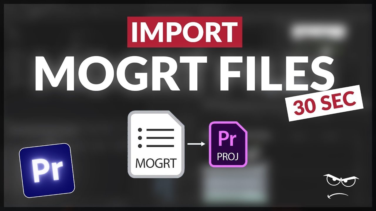 How to Create and Export MOGRT[Motion Graphics Template] file in Adobe ...