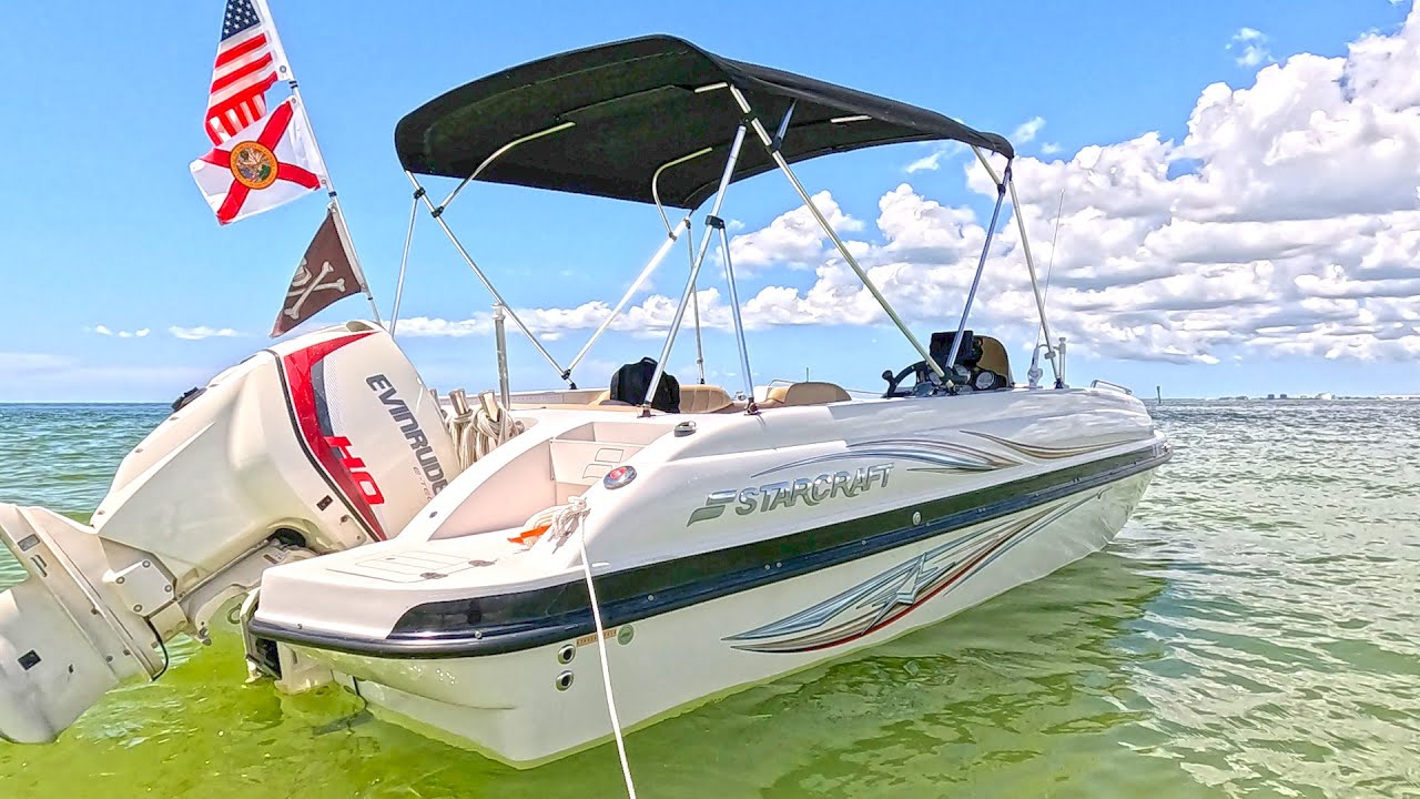 Why We Love Our Starcraft Deck Boat: A Complete Tour! (Boating in ...