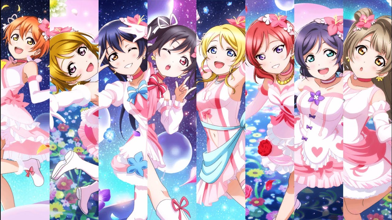 Bokutachi wa Hitotsu no Hikari - Eli Nico Nozomi Hanayo Maki Rin Umi ...