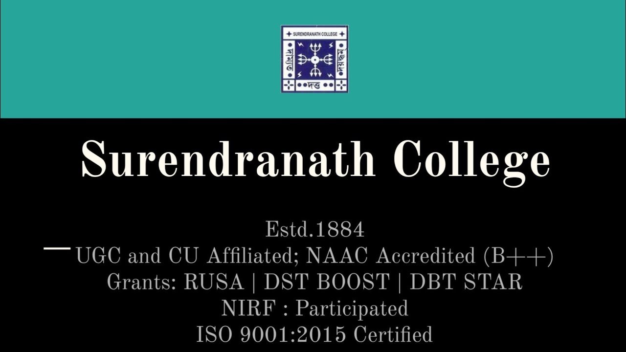 Surendranath College | Kolkata | Promotional video | 2024 - YouTube