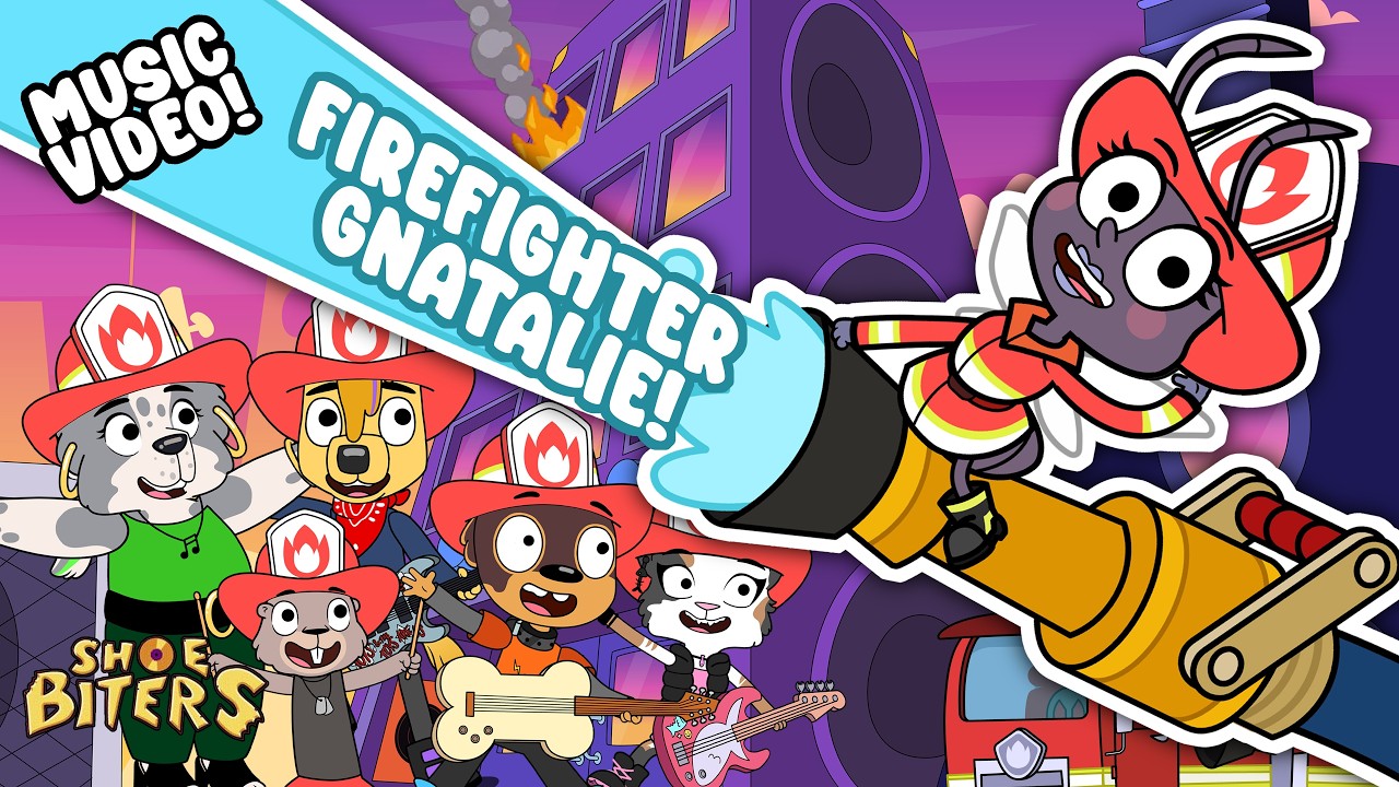 Firefighter Song For Kids | Firefighter Gnatalie | 🎸 Shoe Biters ...