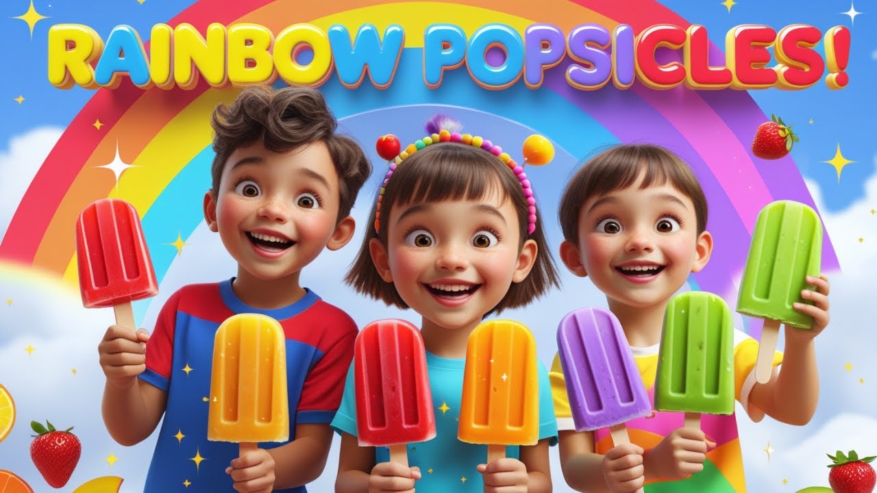 The Color Song! Rainbow Popsicles 🌈 | Nursery Rhymes & Kids Songs - YouTube