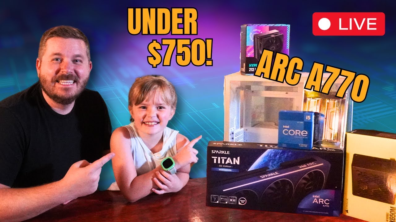Building FULL INTEL PC With My Daughter! - YouTube