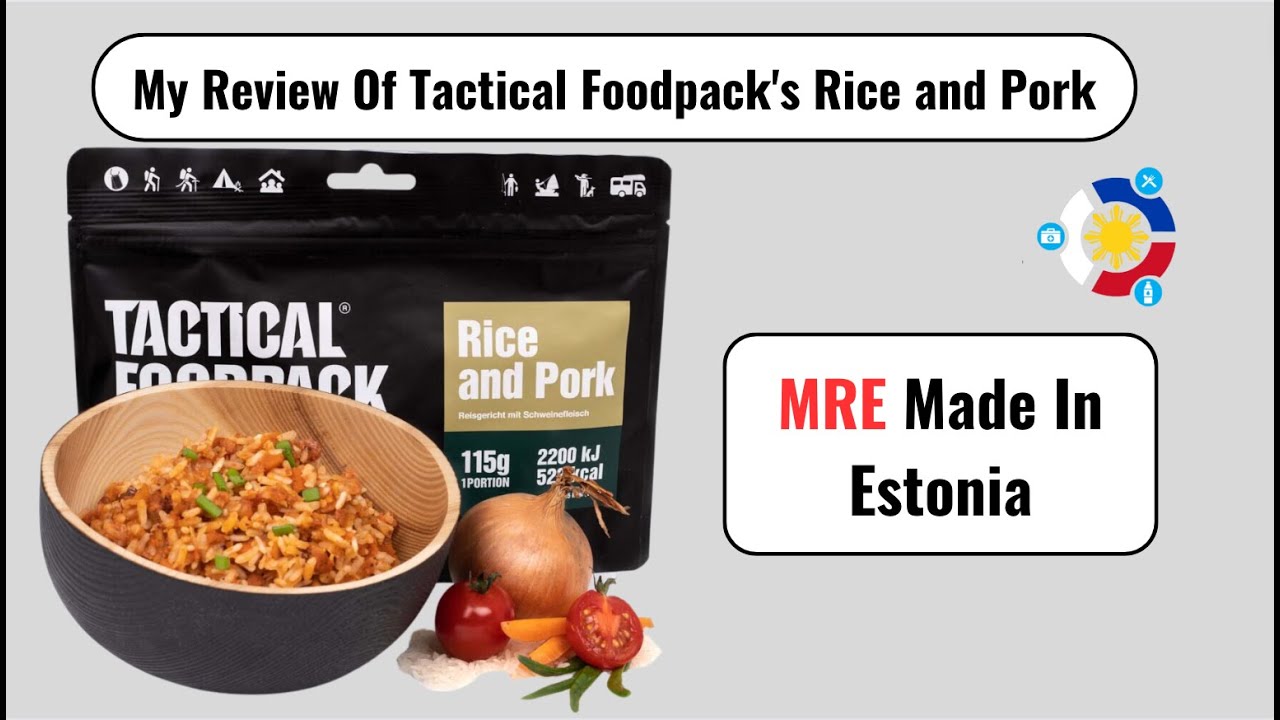 My Review - Tactical Foodpack's Rice and Pork MRE - YouTube