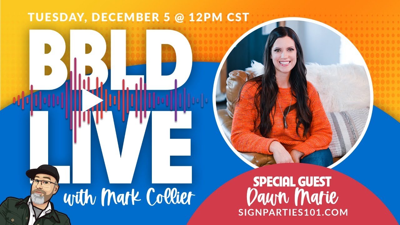 BBLD Live! with Special Guest Dawn Marie (SignParties101.com) - YouTube